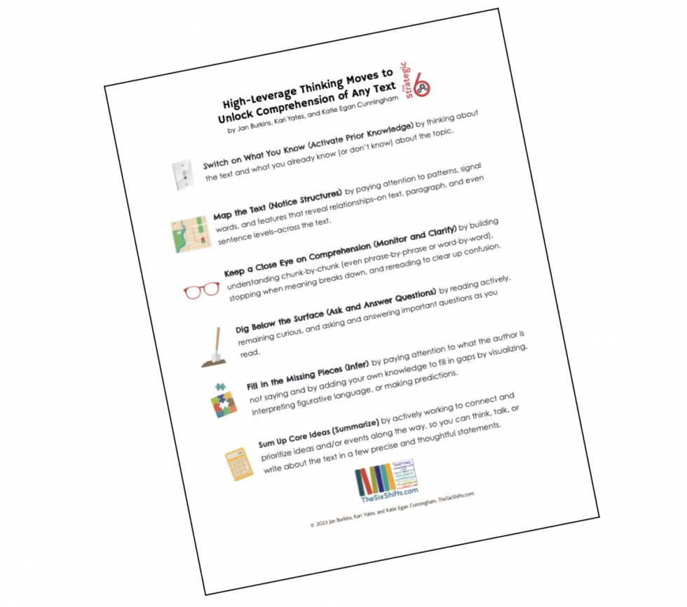 The 6 Most Important Reading Comprehension Strategies