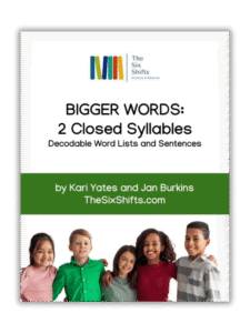 BIGGER WORDS: Two-Syllable CVC-CVC Decodable Word Lists